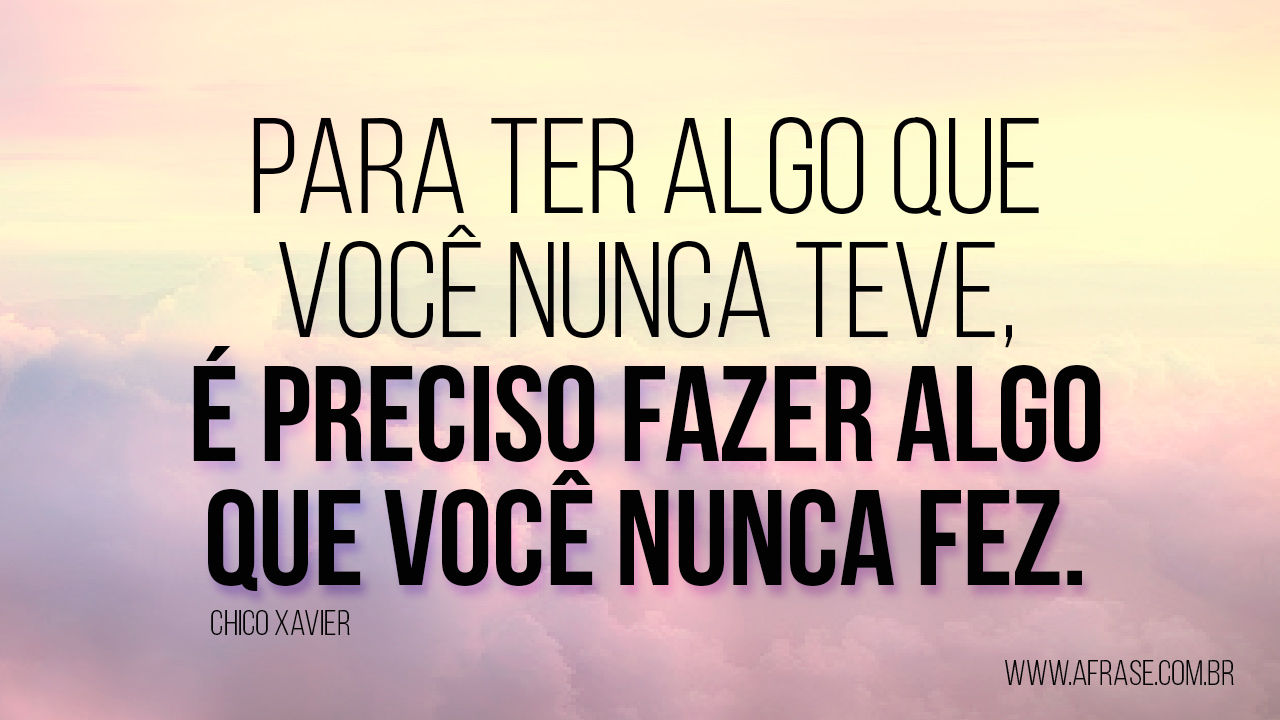 A Frase - É preciso fazer algo