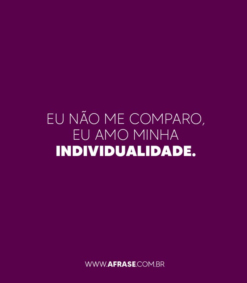 A Frase - Individualidade